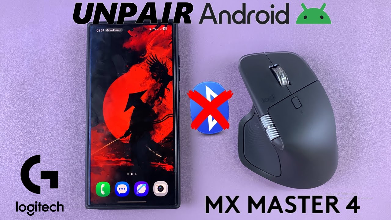 How To Disconnect & Unpair Logitech MX Master 4 From Android Phone ...