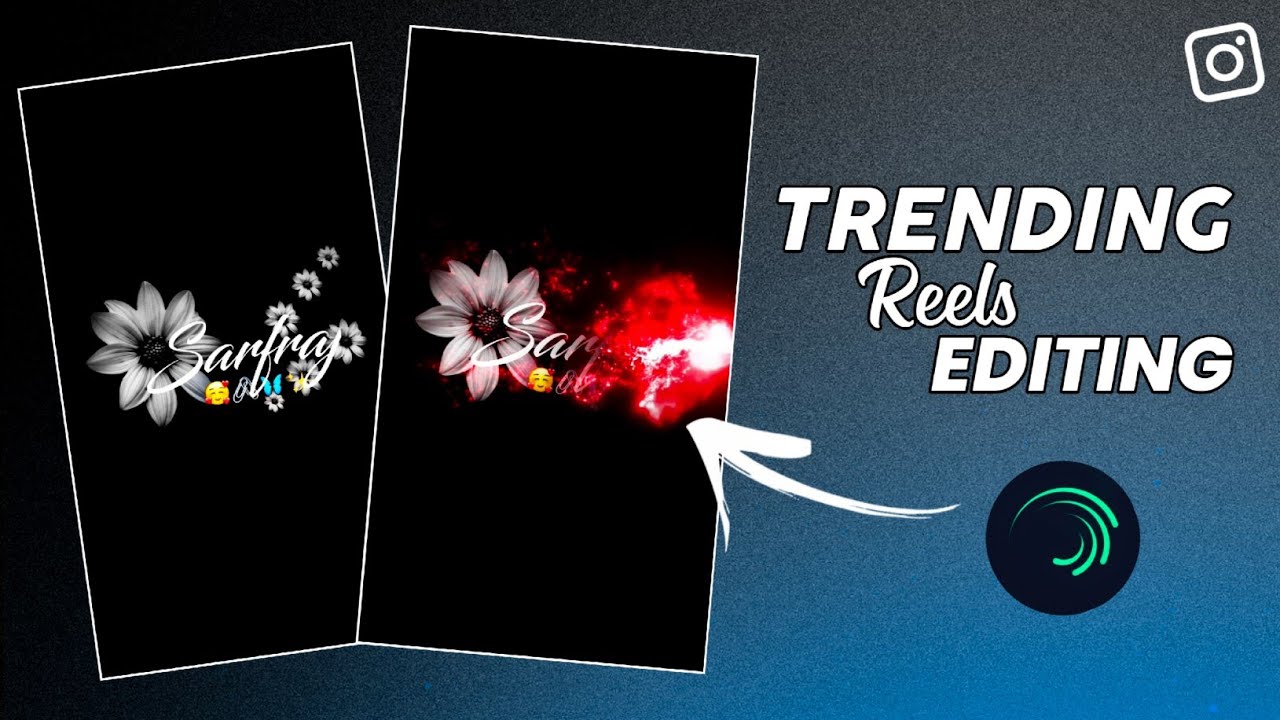 Instagram trending name art video editing | instagram trending reels ...