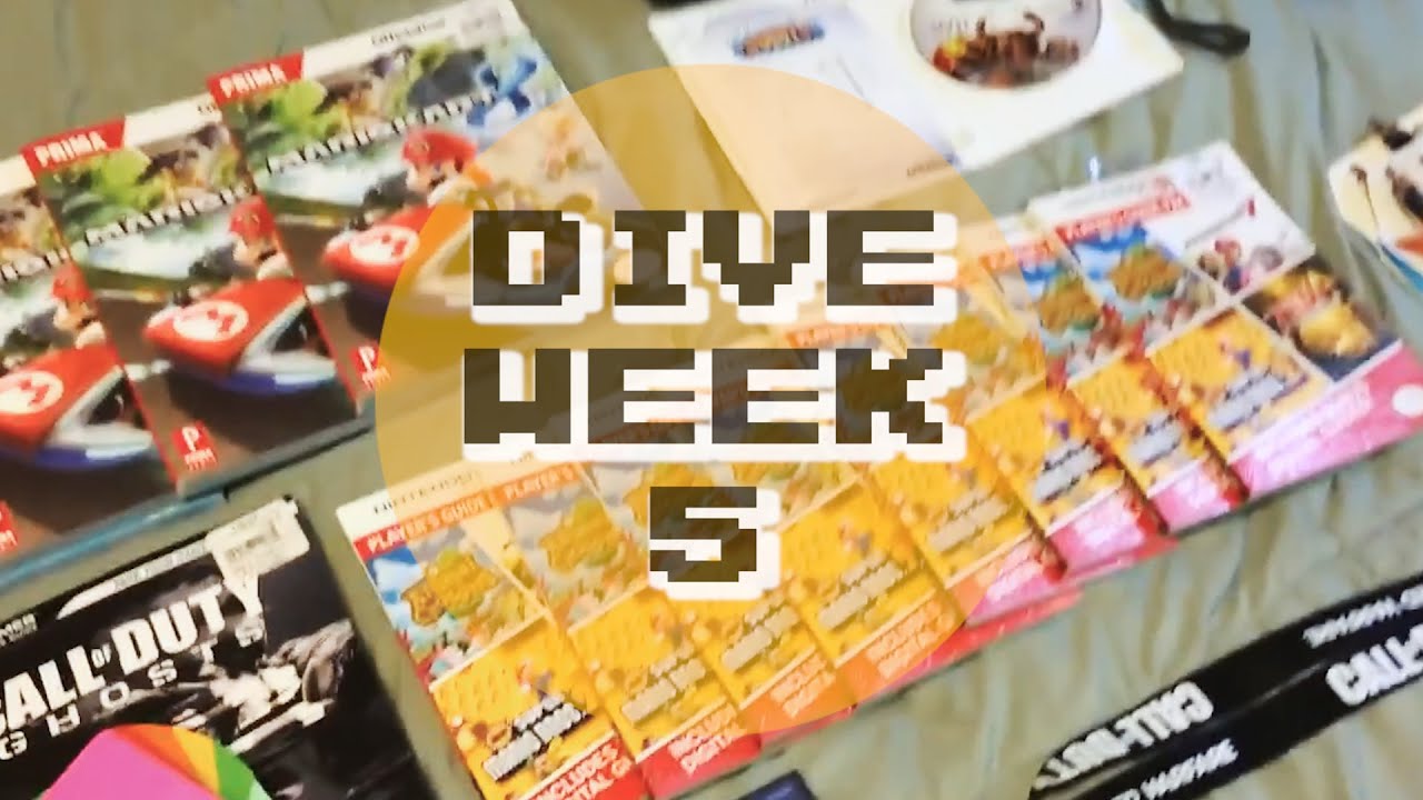 GameStop Dumpster Dive - STRATEGY GUIDES! - Week 5 - YouTube