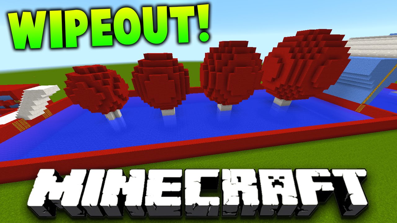 Minecraft 1v1 TOTAL WIPEOUT RACE! (Obstacle Course & Parkour 1.9.4 ...