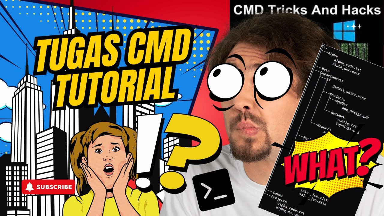 CMD dasar pembuatan folder dan file di Command Prompth ( Tugas Cmd ...