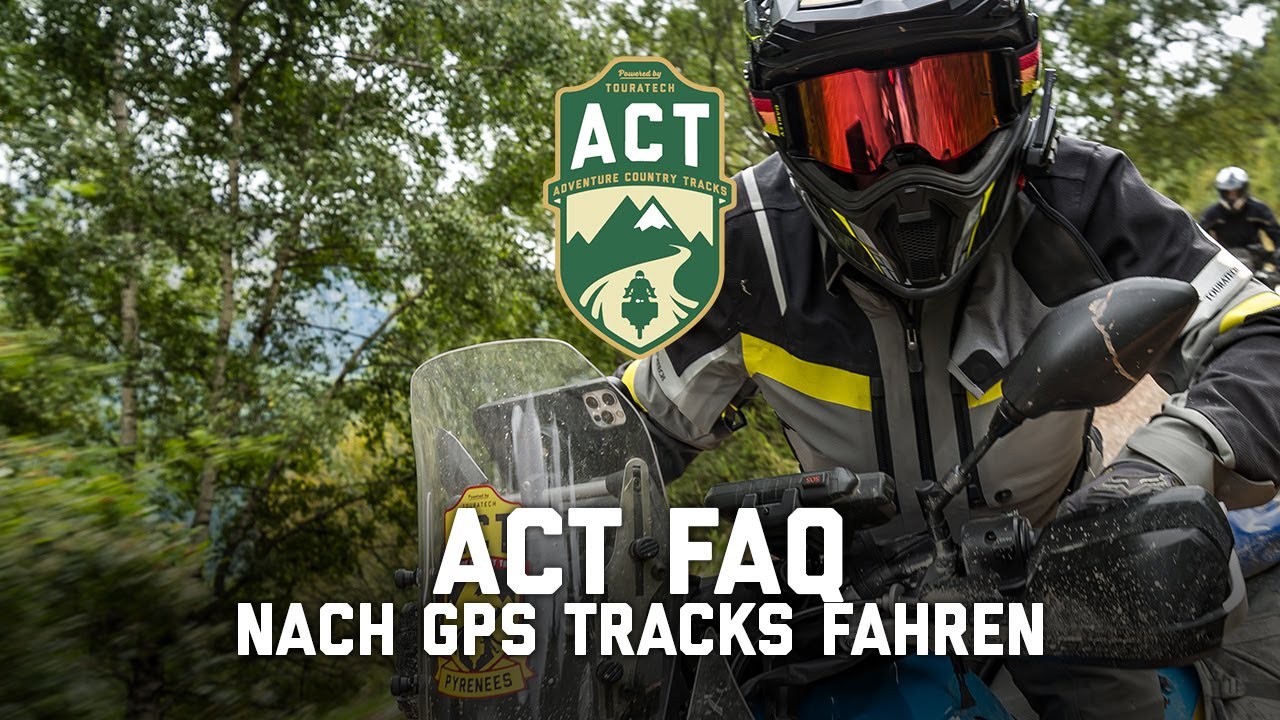 ACT FAQ – Navigieren per GPS Track auf dem ACT - YouTube