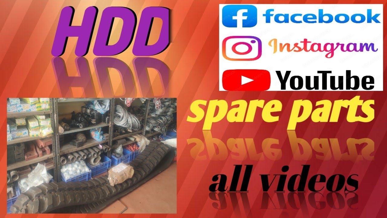 HDD machine spare parts - YouTube