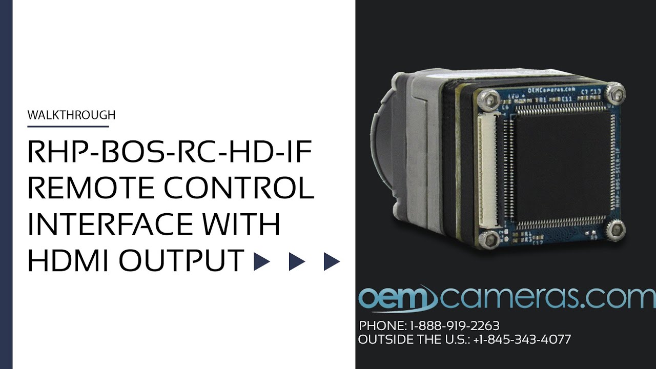 RHP BOS RC HD IF Remote Control Interface for the FLIR Boson Thermal ...
