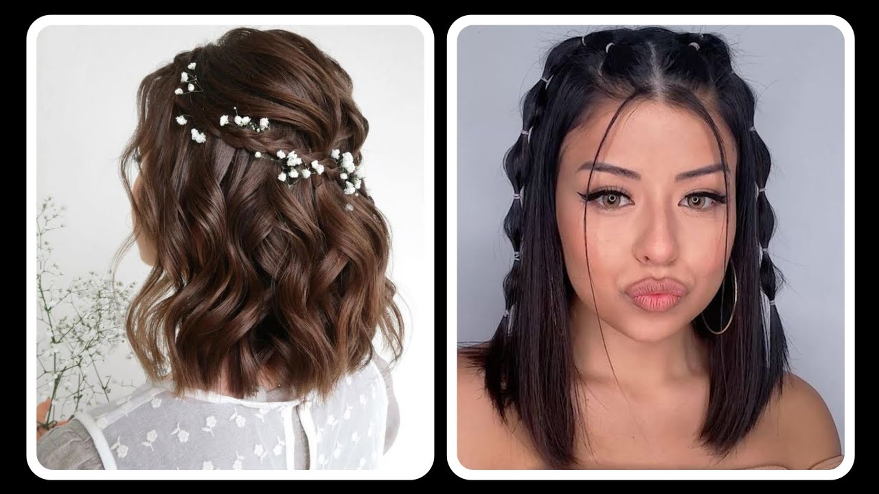 Easy Hair style Design Ideas for short hairs - YouTube