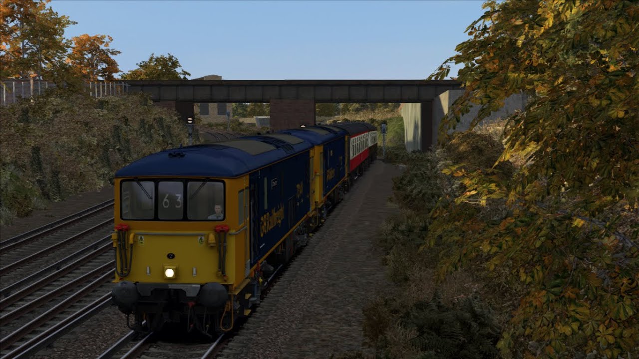 Train Simulator | MKS Class 73 | 1Z63 07:45 Tonbridge - Swanley - YouTube