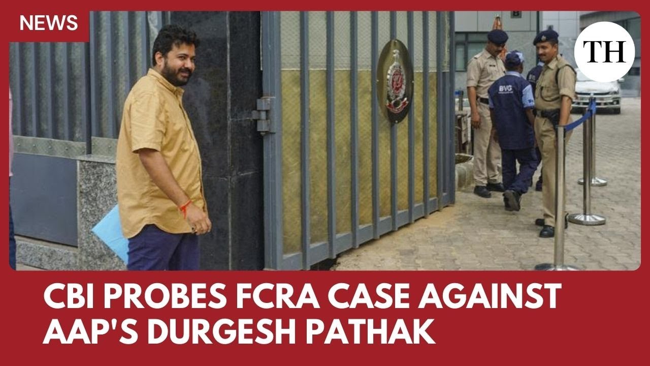 CBI probes FCRA case against AAP's Durgesh Pathak - YouTube