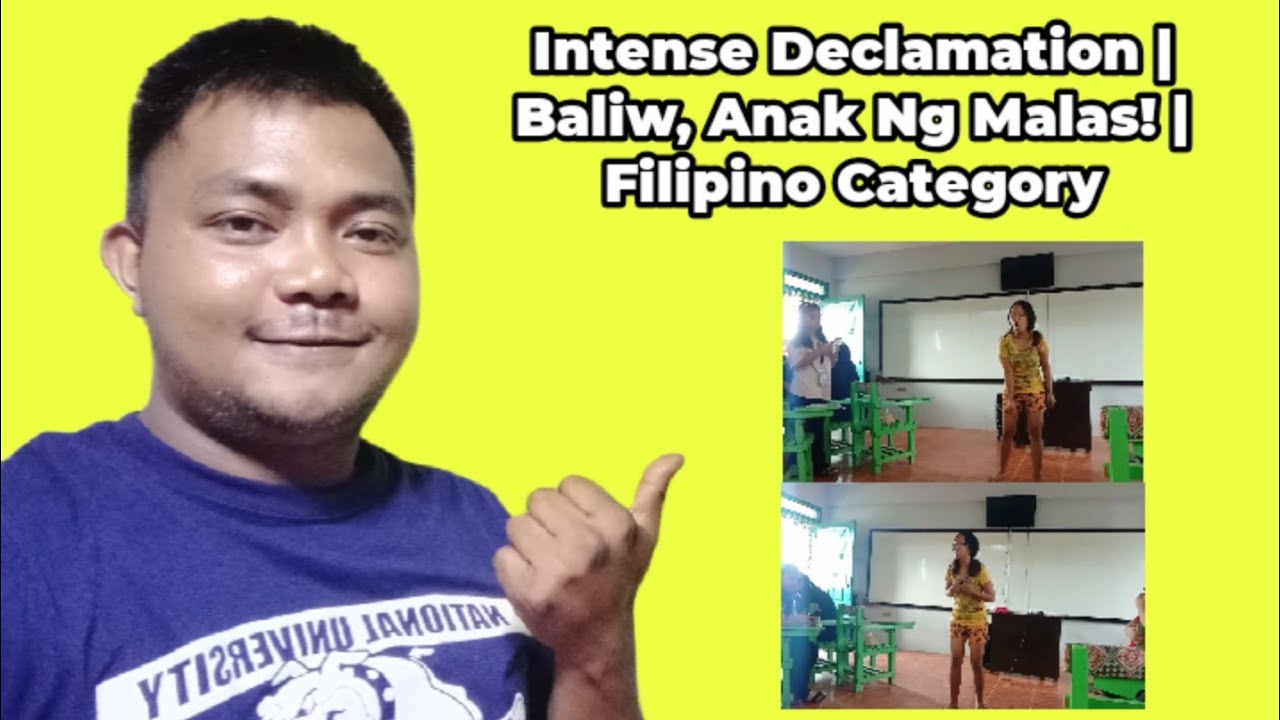 Deklamasyon | Baliw, Anak Ng Malas! | Filipino Category - YouTube