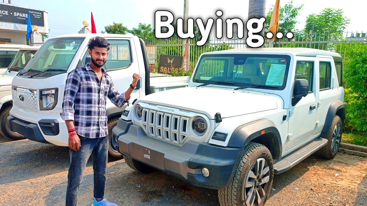 Four wheeler Buying 💸 Thar, #deshivlogsvideo #thar - YouTube