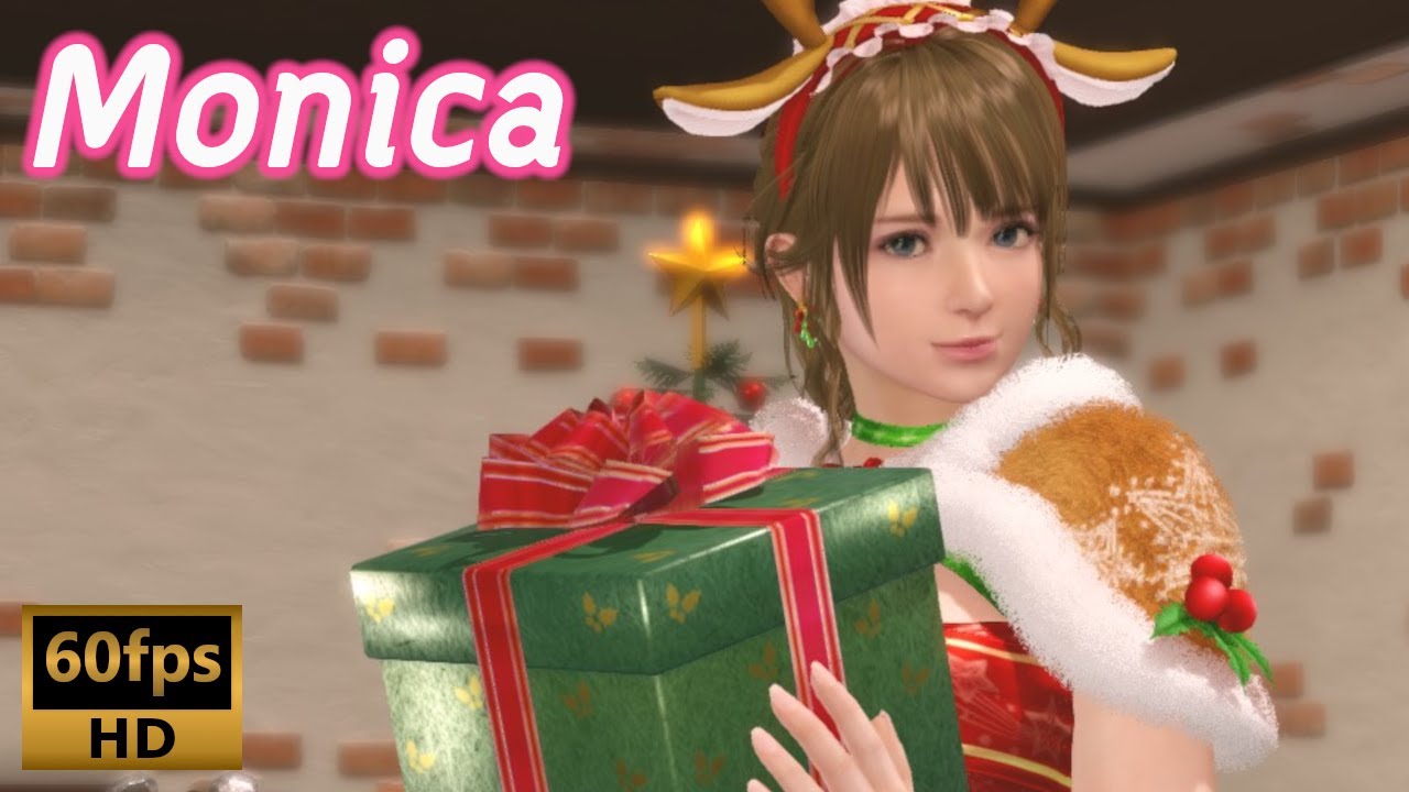 [DOAXVV] Monica - Reindeer Gift [Xmas Outfit] - YouTube