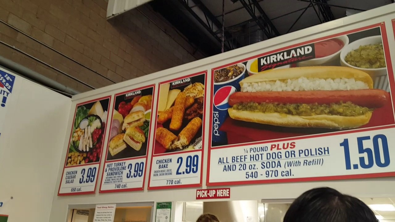 COSTCO FOOD COURT 1 3 Lb Burger 5 And New Fruit Smoothie 2 99 YouTube