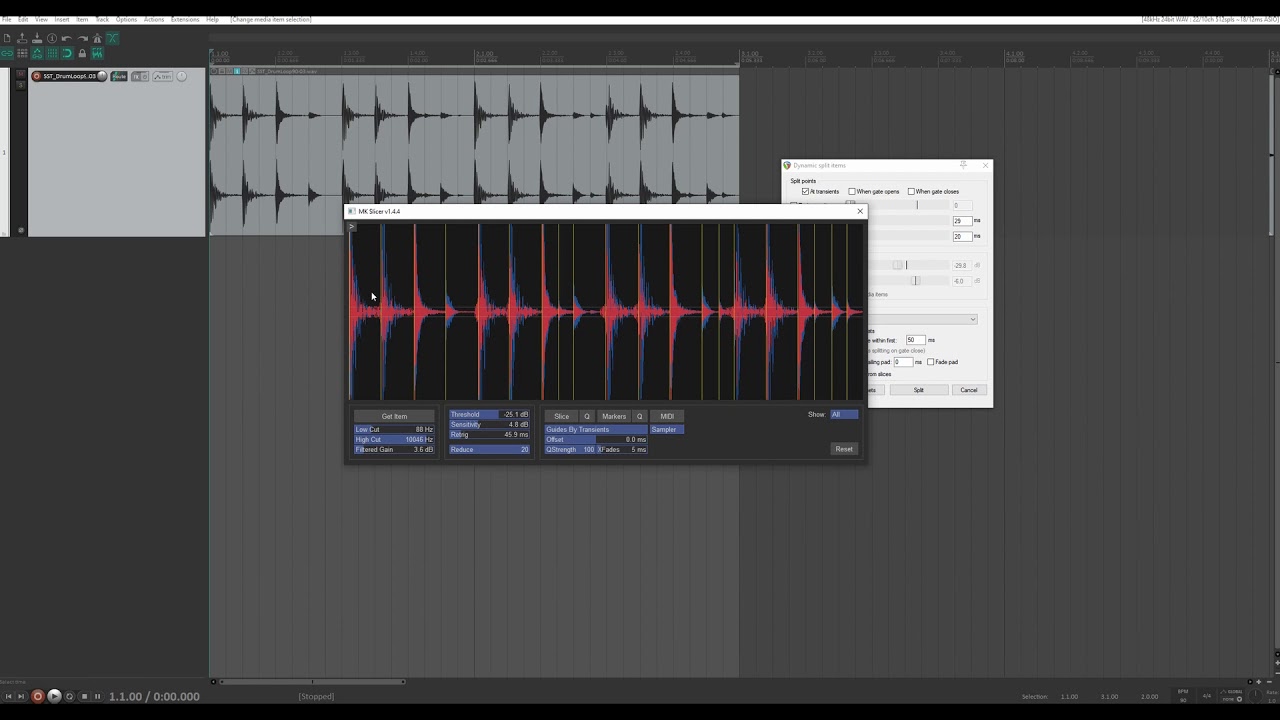 Tuto REAPER : à la découverte du MK Slicer - YouTube