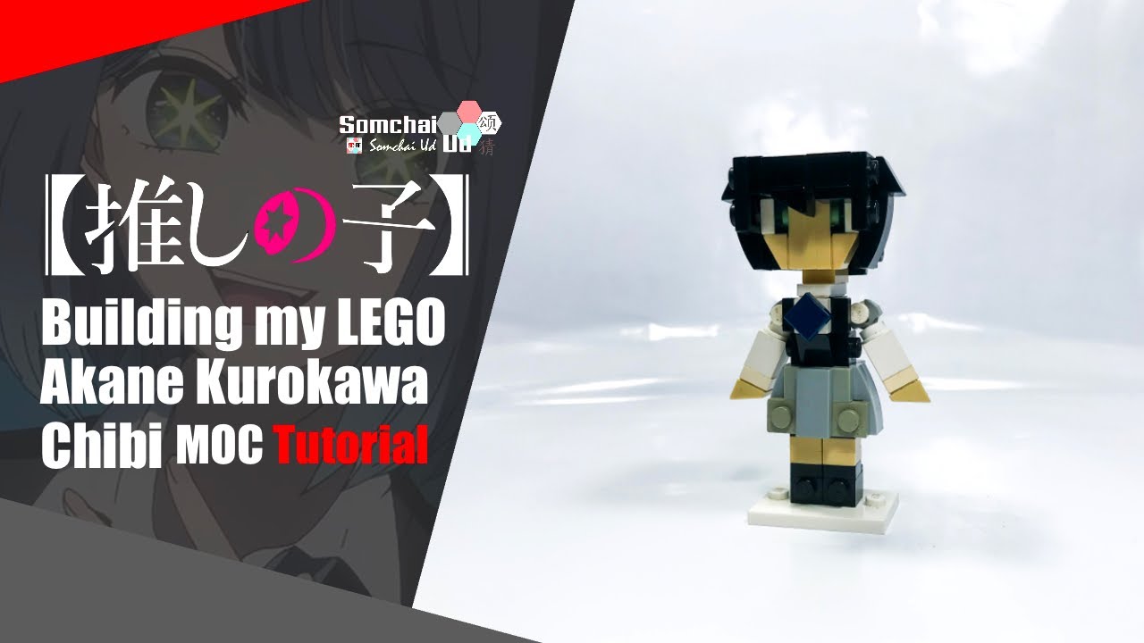 LEGO Oshi no Ko Akane Kurokawa Chibi MOC Tutorial | Somchai Ud - YouTube