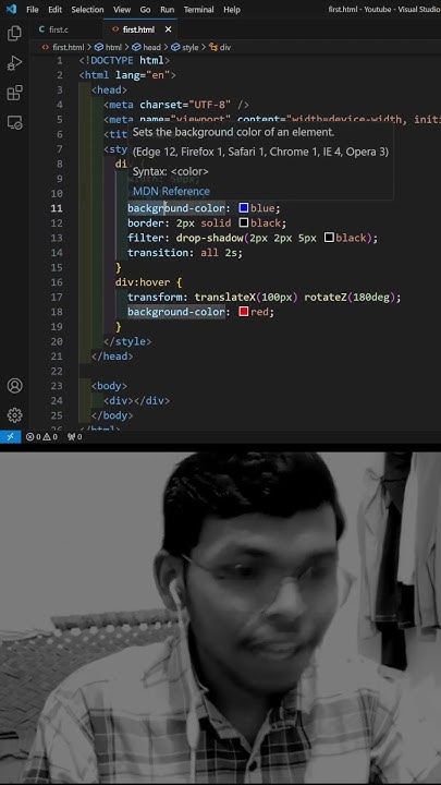 #1 CSS Animation | HTML CSS #shorts - YouTube