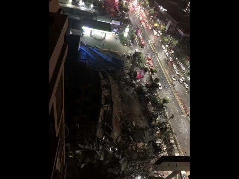 Çin'de koronavirüs hastalarının karantinası olarak kullanılan otel  çöktü!