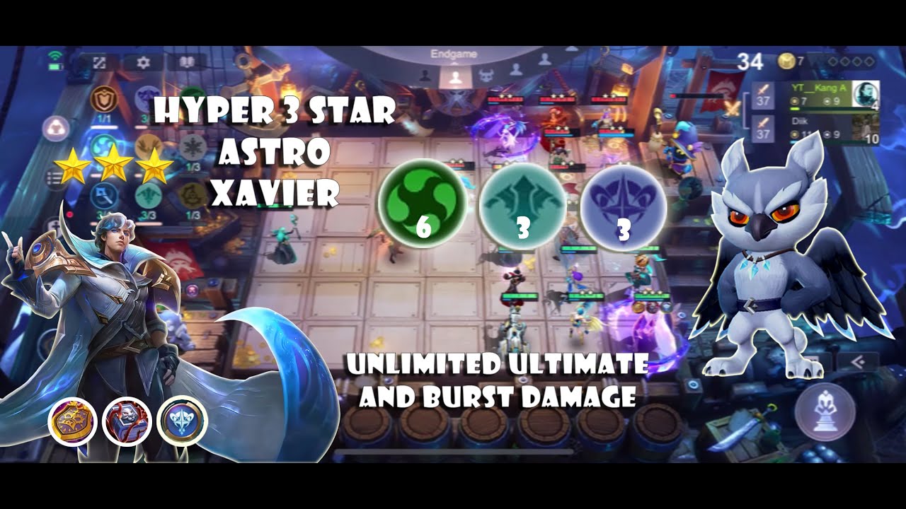 3 STAR XAVIER ASTRO 6 ELEMENTALIST MAGIC CHESS MOBILE LEGENDS - YouTube