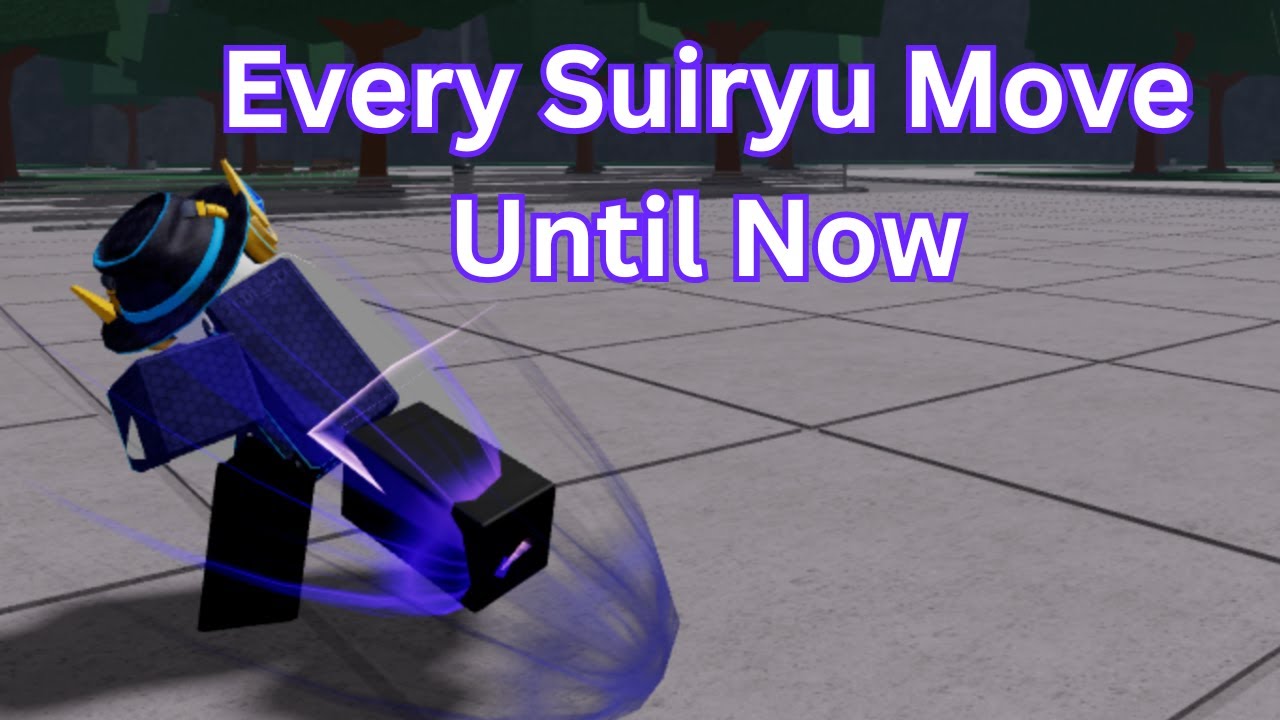 Every Suiryu Move Until Now | The Strongest Battlegrounds - YouTube