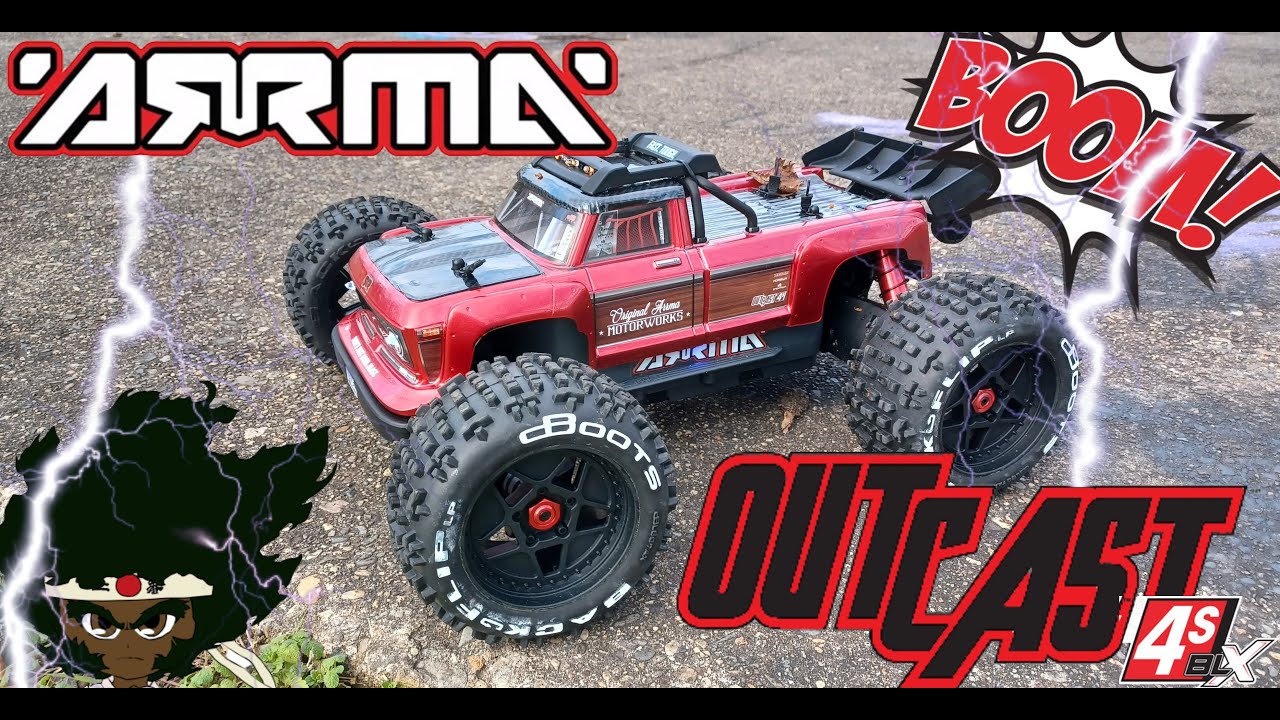 Arrma Outcast 4S V2 0 Custom Looking Awesome - YouTube