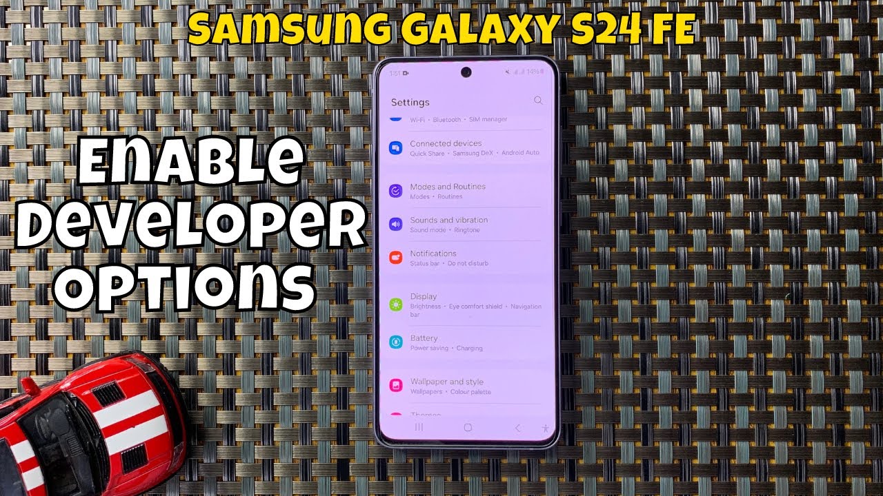 How To Enable Developer Options In Samsung Galaxy S24 FE - YouTube