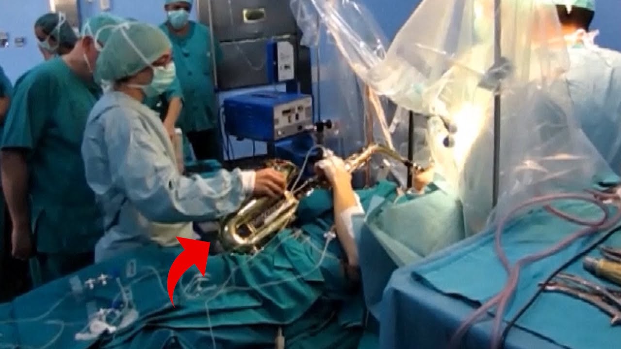 Just a guy playing saxophone while having brain surgery - YouTube