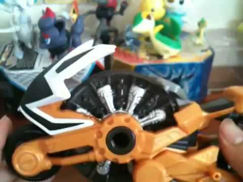 Power rangers samurai disc cycle light unboxing - YouTube