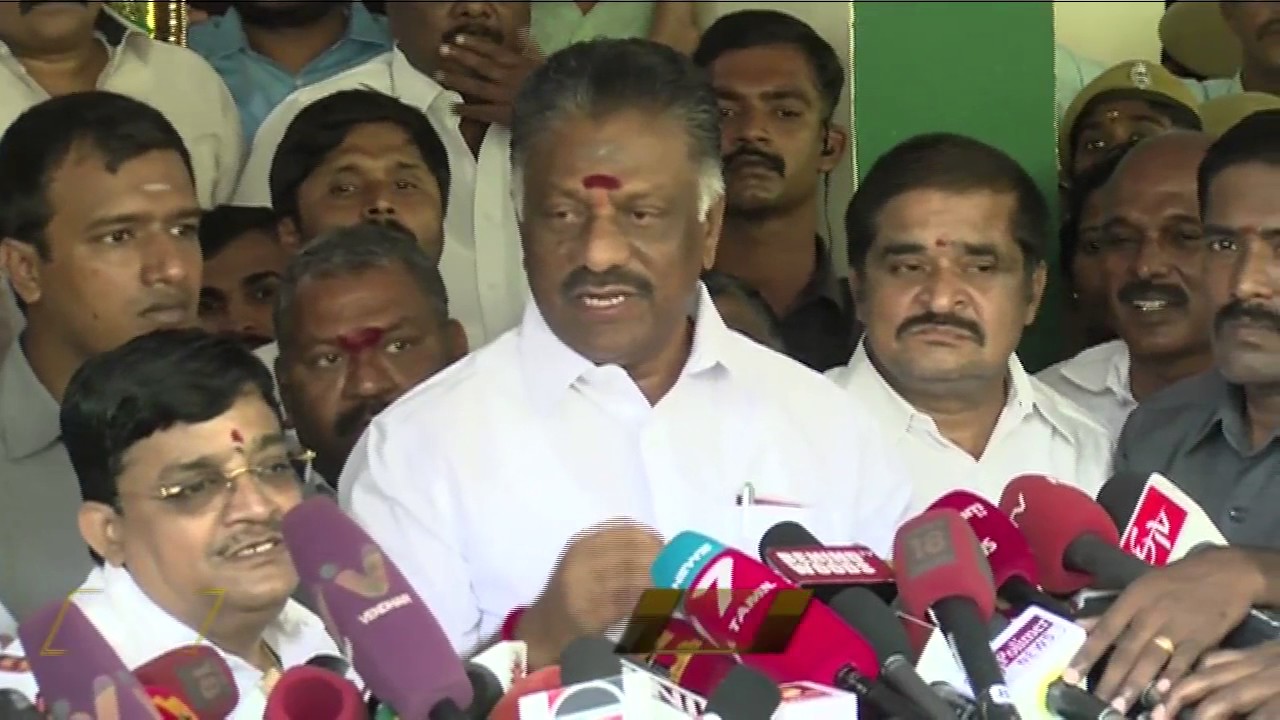 Don't operate ADMK party accounts without my consent : OPS - YouTube