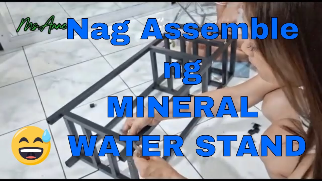 MINERAL WATER STAND | RACK | DIY | Ms. Anne - YouTube