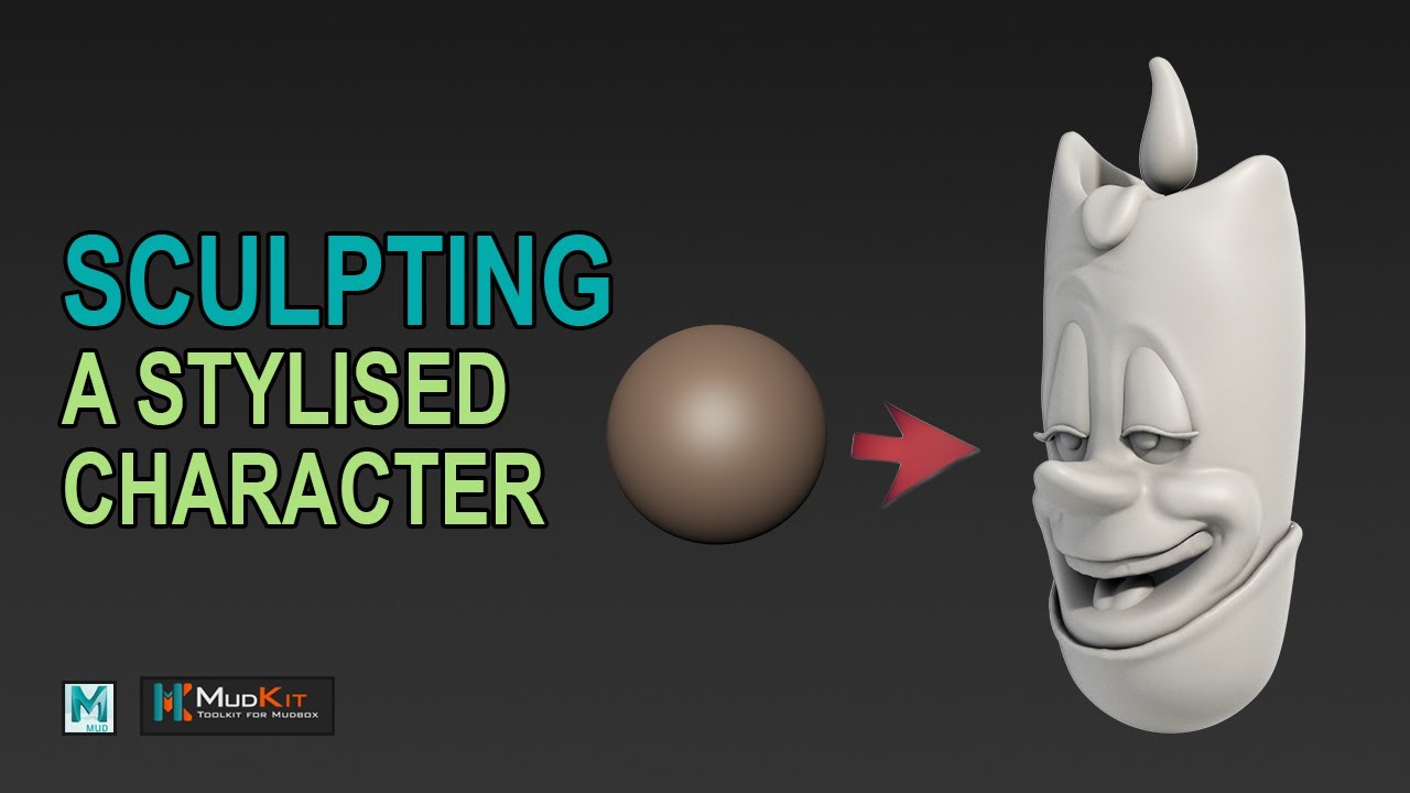Creating a stylised character using Mudbox and Mudkit - YouTube