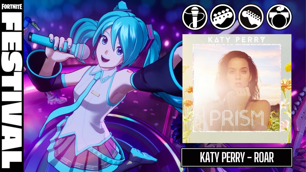 Katy Perry - Roar | Fortnite Festival [EXPERT ALL INSTRUMENTS 100% ...