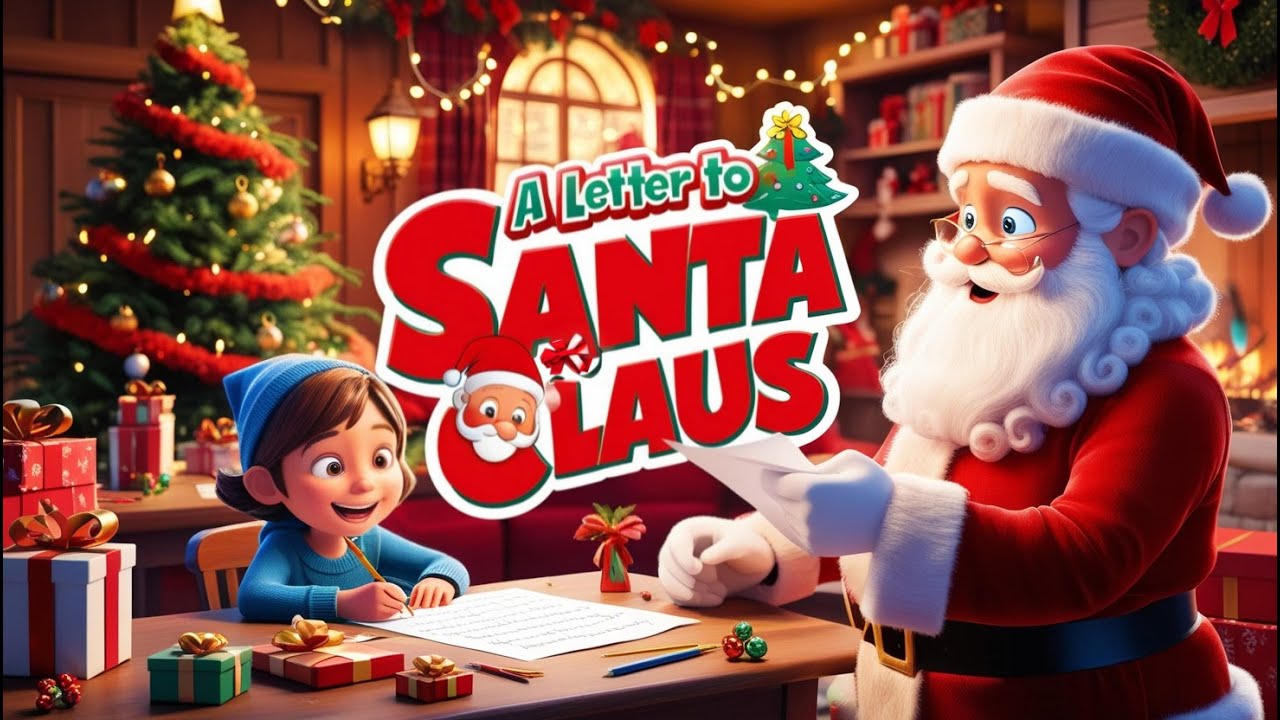 A Letter to Santa | Heartwarming Christmas Story for Kids | Animal ...