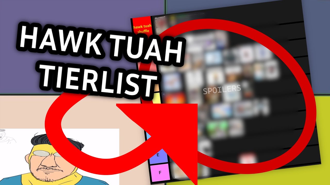 The Hawk Tuah Tierlist - YouTube