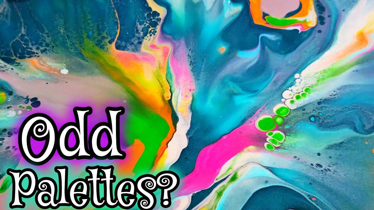 NEW! Odd Acrylic Pouring Palette Provides FANTASTIC Results! NO MUD ...
