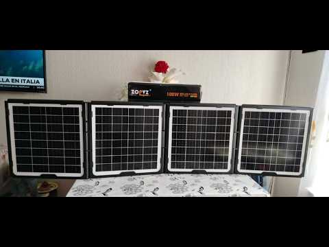 Panel solar cargador de 100 watts