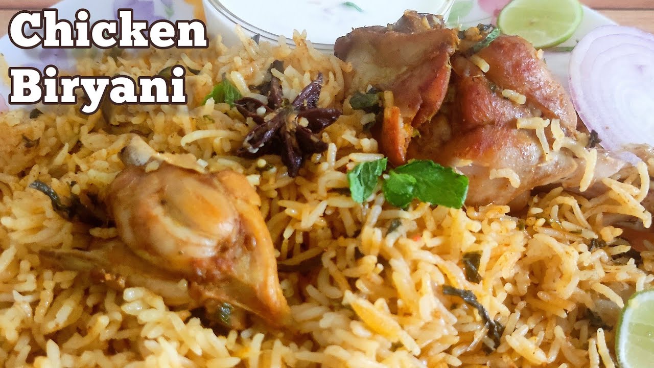 Chicken Biryani in Pressure Cooker | Chicken Biryani | Chicken Pulao ...