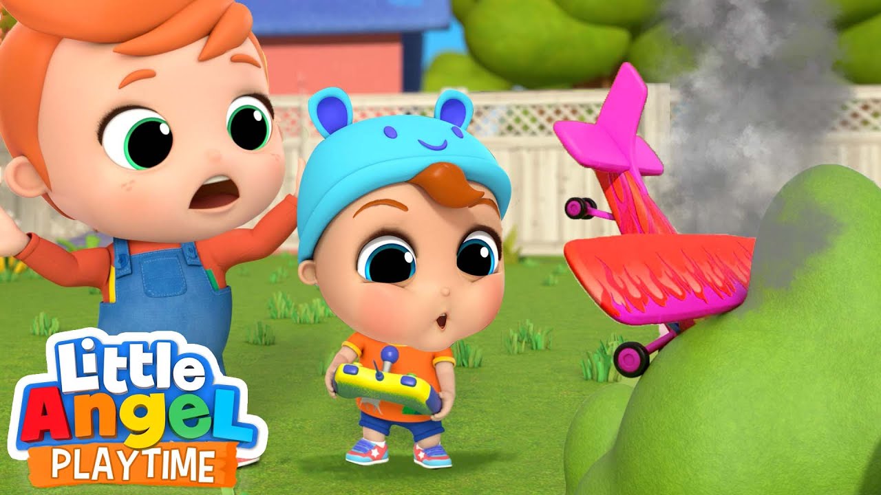 Be Safe Playing With Toys! | Fun Sing Along Songs by Little Angel ...