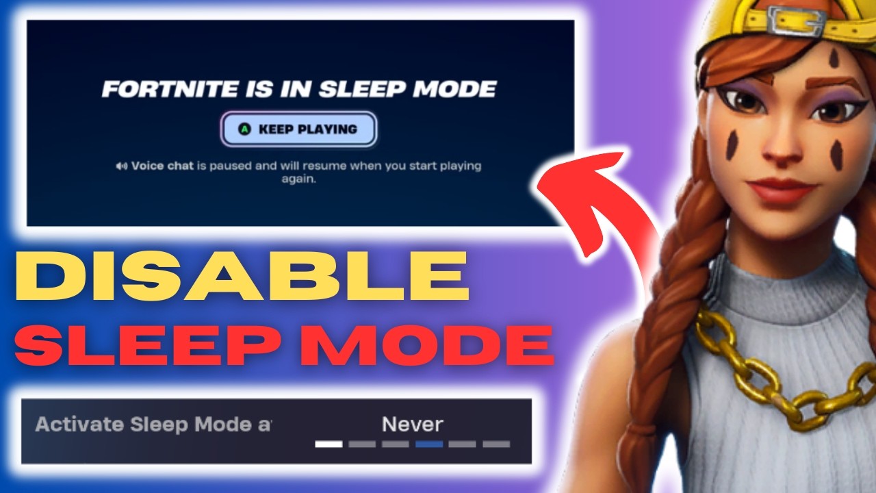 How to Disable Sleep Mode in Fortnite | Full Guide - YouTube