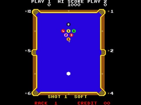 Arcade Game: Eight Ball Action (1984 Seatongrove Ltd (Magic Eletronics ...