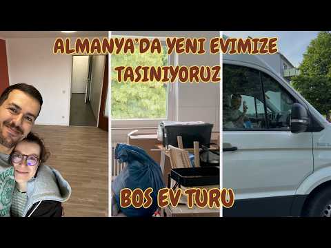 ALMANYA'DA YENİ EVİMİZE TAŞINIYORUZ | Boş Ev Turu