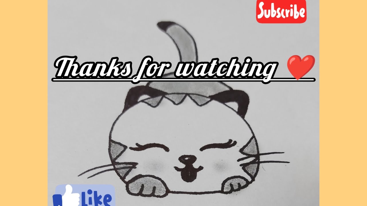 easy cartoon drawing|| cute drawing for beginners - YouTube