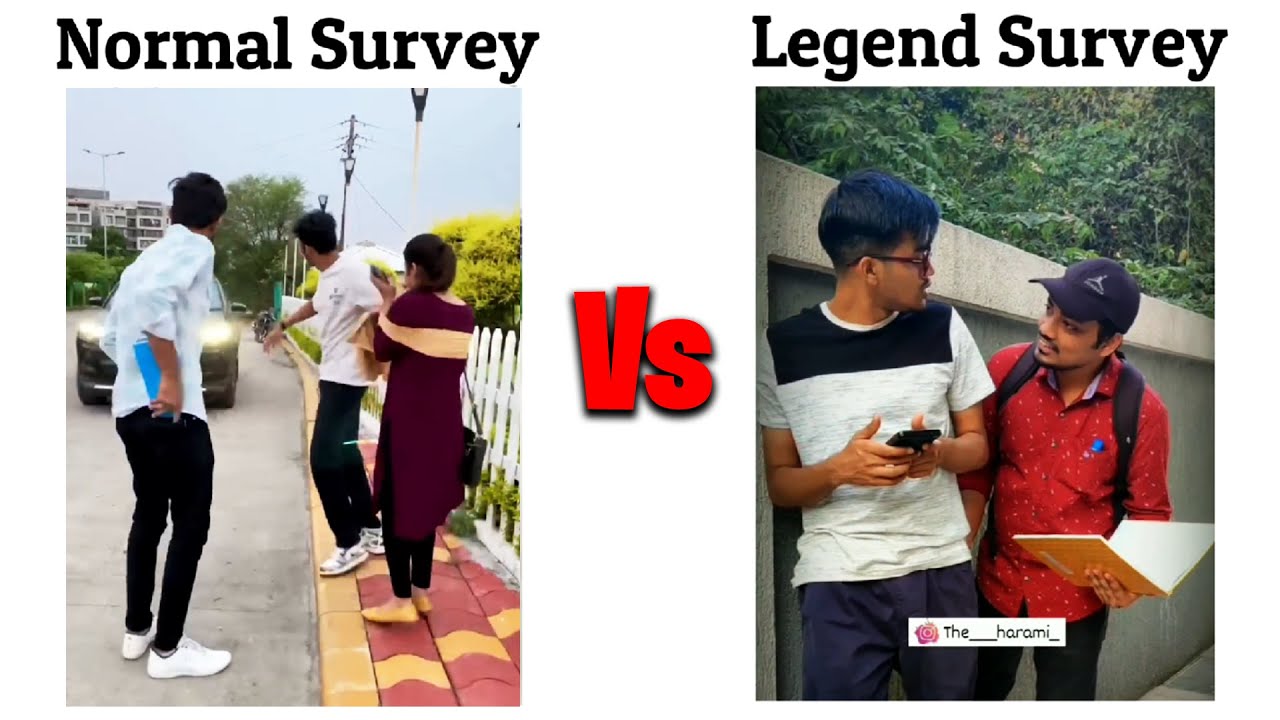 Normal Survey Vs Legend Survey !! Memes #viralmemes #mems - YouTube