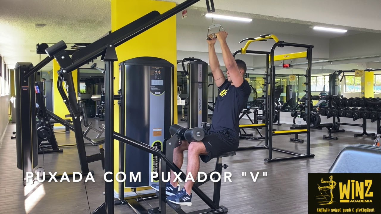 PUXADA FRONTAL COM BARRA TRIÂNGULO - YouTube