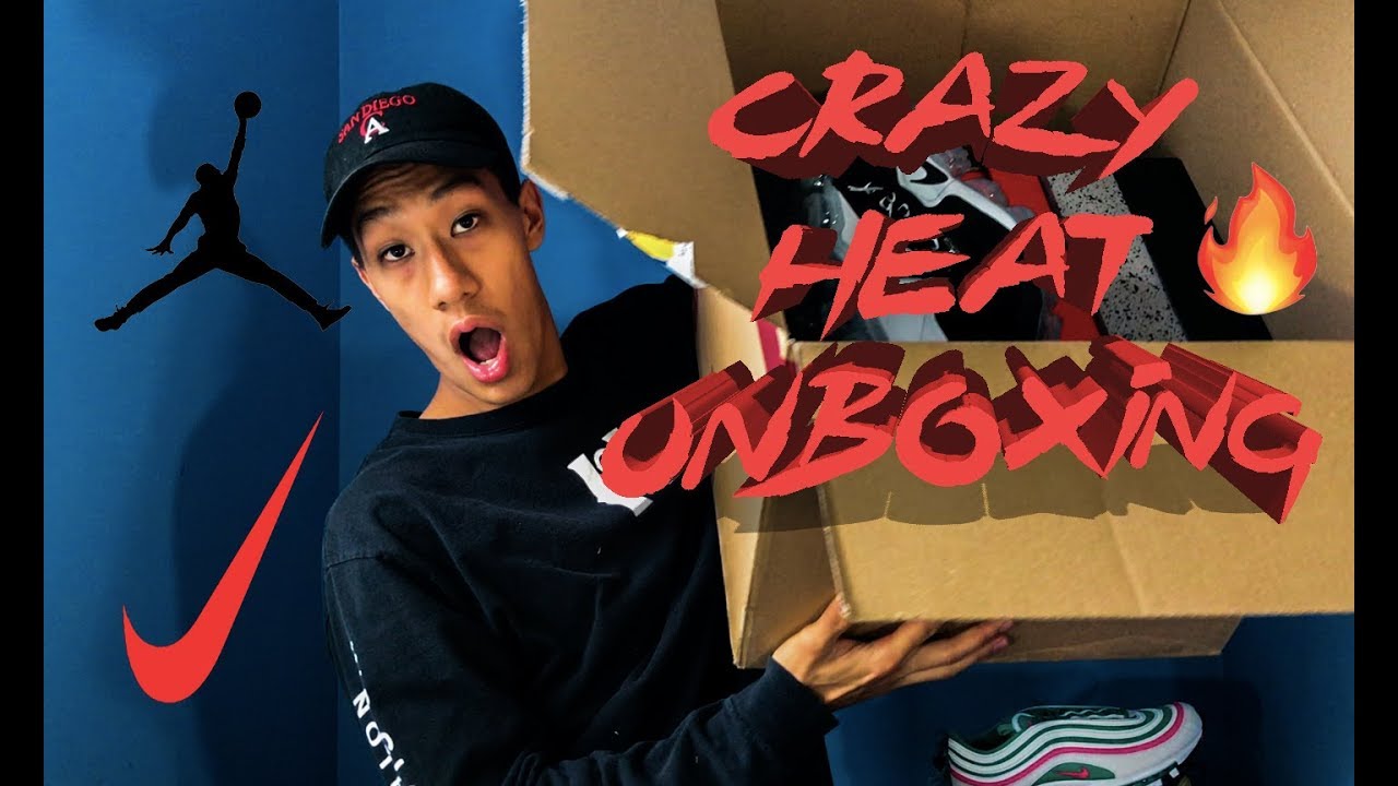 CRAZY HEAT UNBOXING | BLESSEDKICKS919 - YouTube