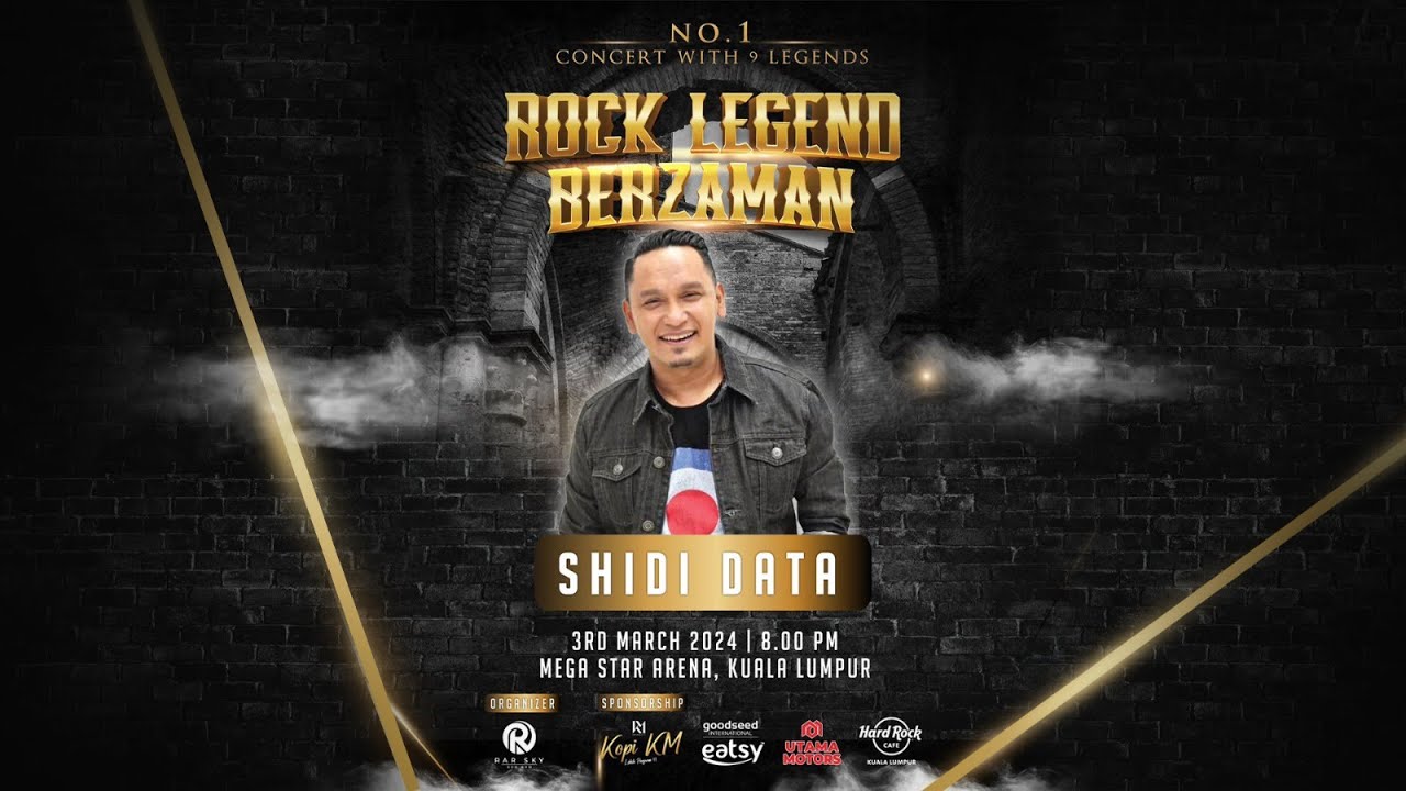 SHIDI DATA - Konsert Rock Legend Berzaman - YouTube