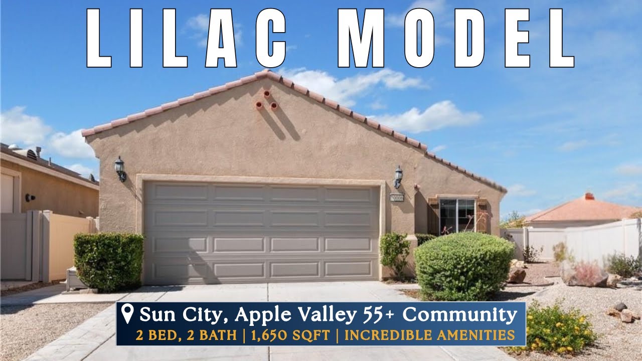Sun City [Solera / Del Webb] 55+ Community | Lilac Model Tour - YouTube