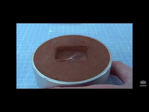 casting REAL  diamond you tube play button