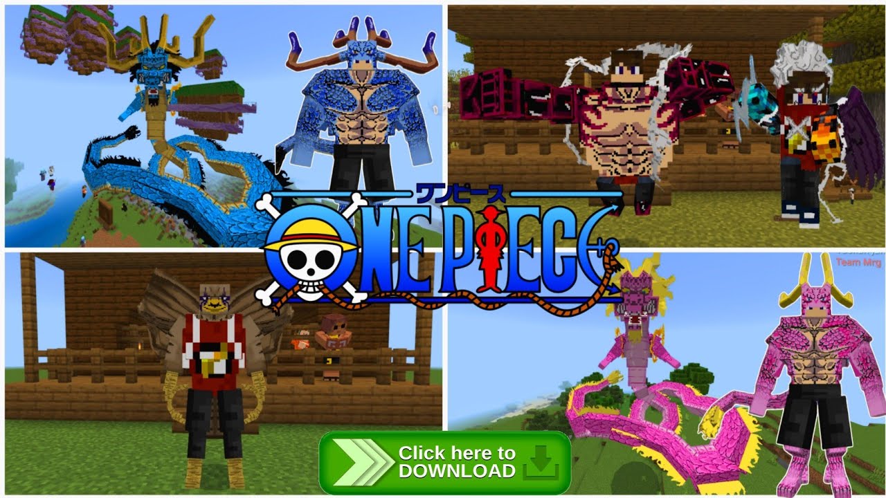ONE PIECE Addon For Minecraft Pe |LEGEND £vil| - YouTube