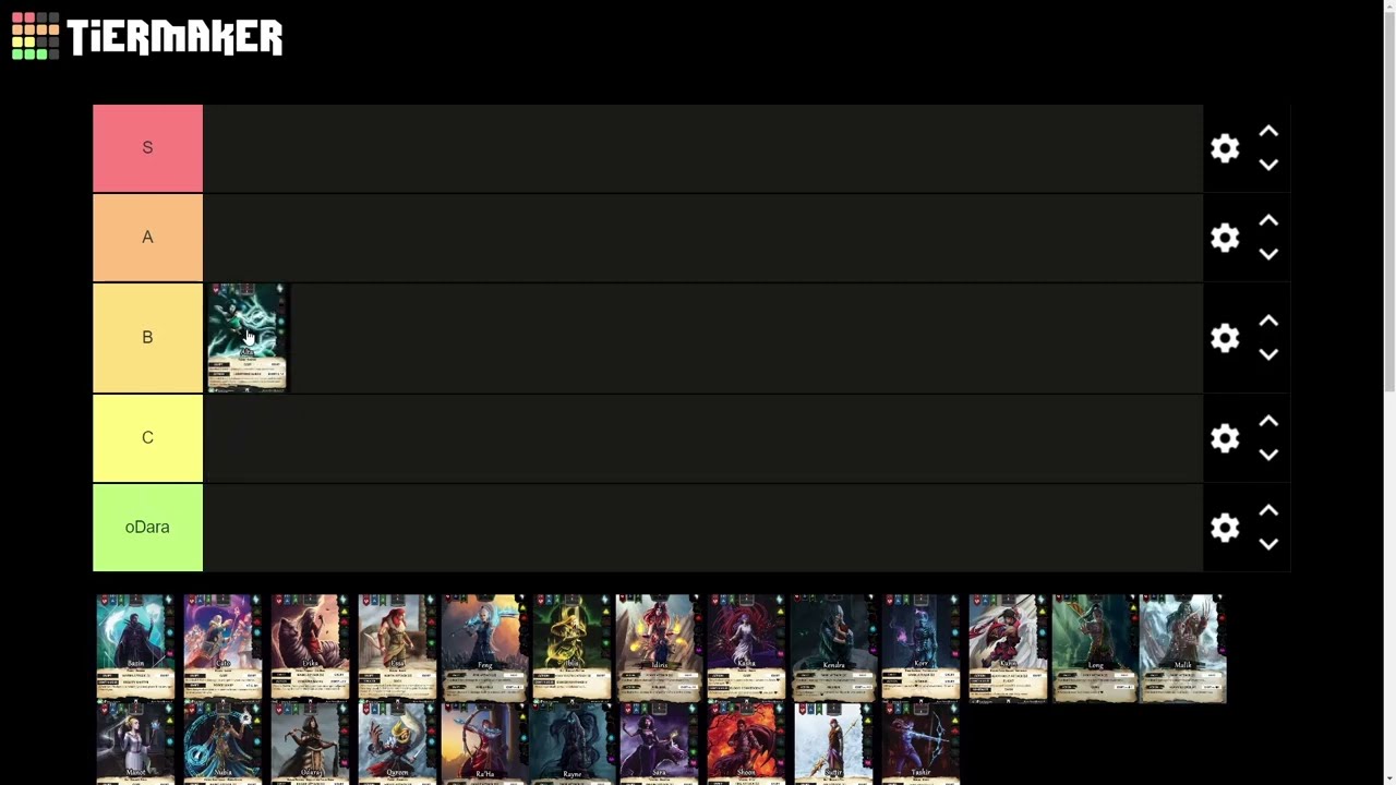 Chronowalkers Genesis:BoC Champion Tier list - Origins Launch (Aug 29th ...