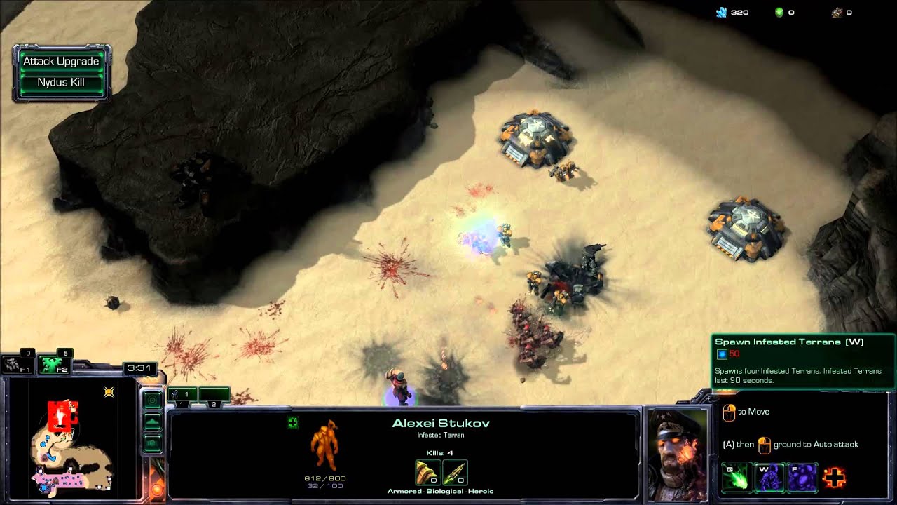 Stukov Man or Monster? -Starcraft 2 Arcade: Baneling Mode - YouTube