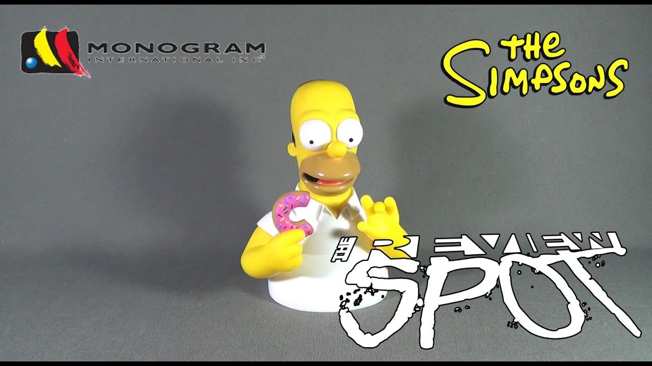 Collectible Spot - Monogram The Simpsons Homer with Donut Bank - YouTube