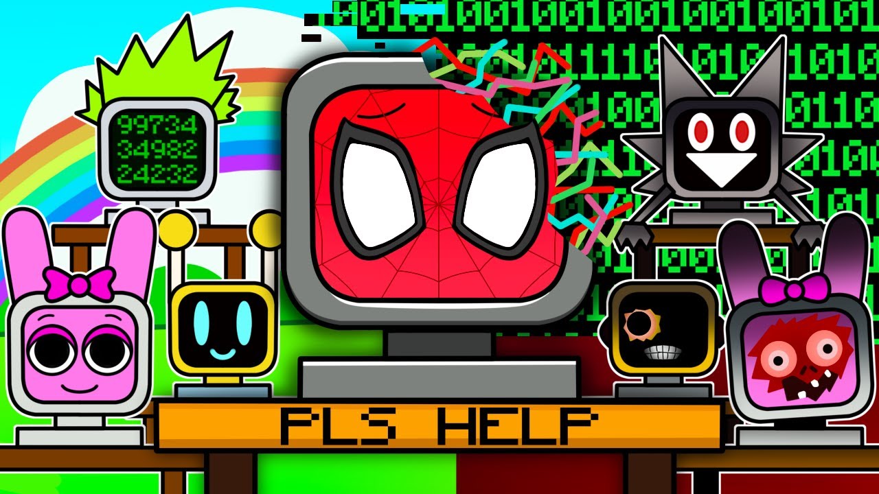 The SPRUNKI COMPUTER VIRUS....?!?! (Hacked Sprunki) - YouTube